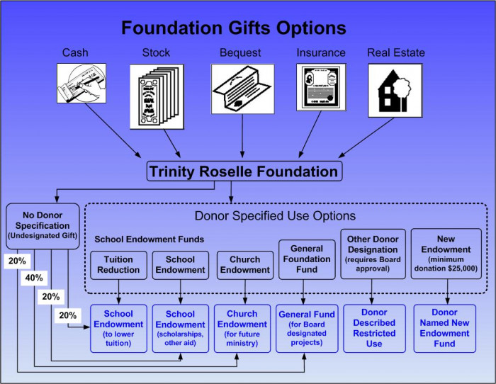 Gift Flow Diagram | Trinity Roselle Foundation